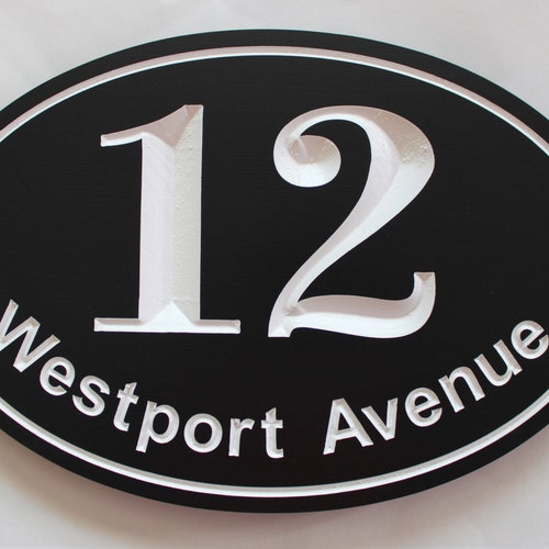 4 Number House or Home Address Plaque With Tiles.. PVC - Etsy