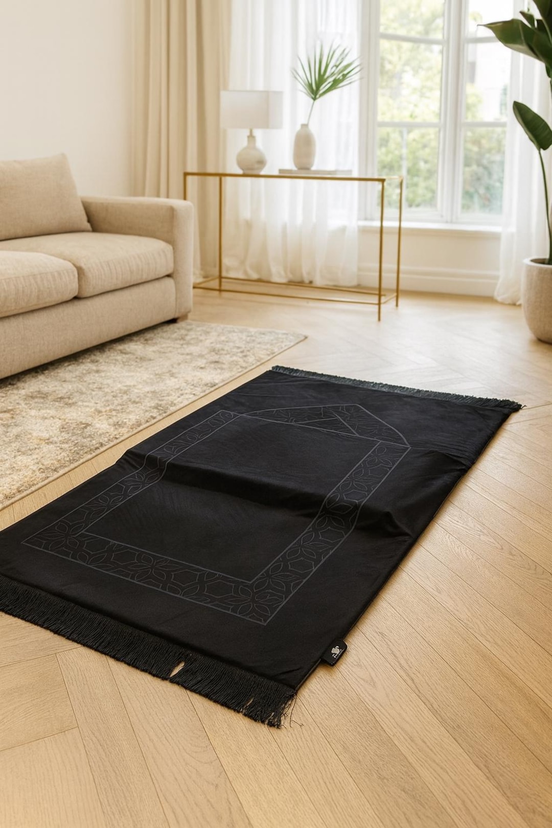 Rukuh Relief Memory Foam Prayer Mat – Extra Large Islamic Rug for Knee ...