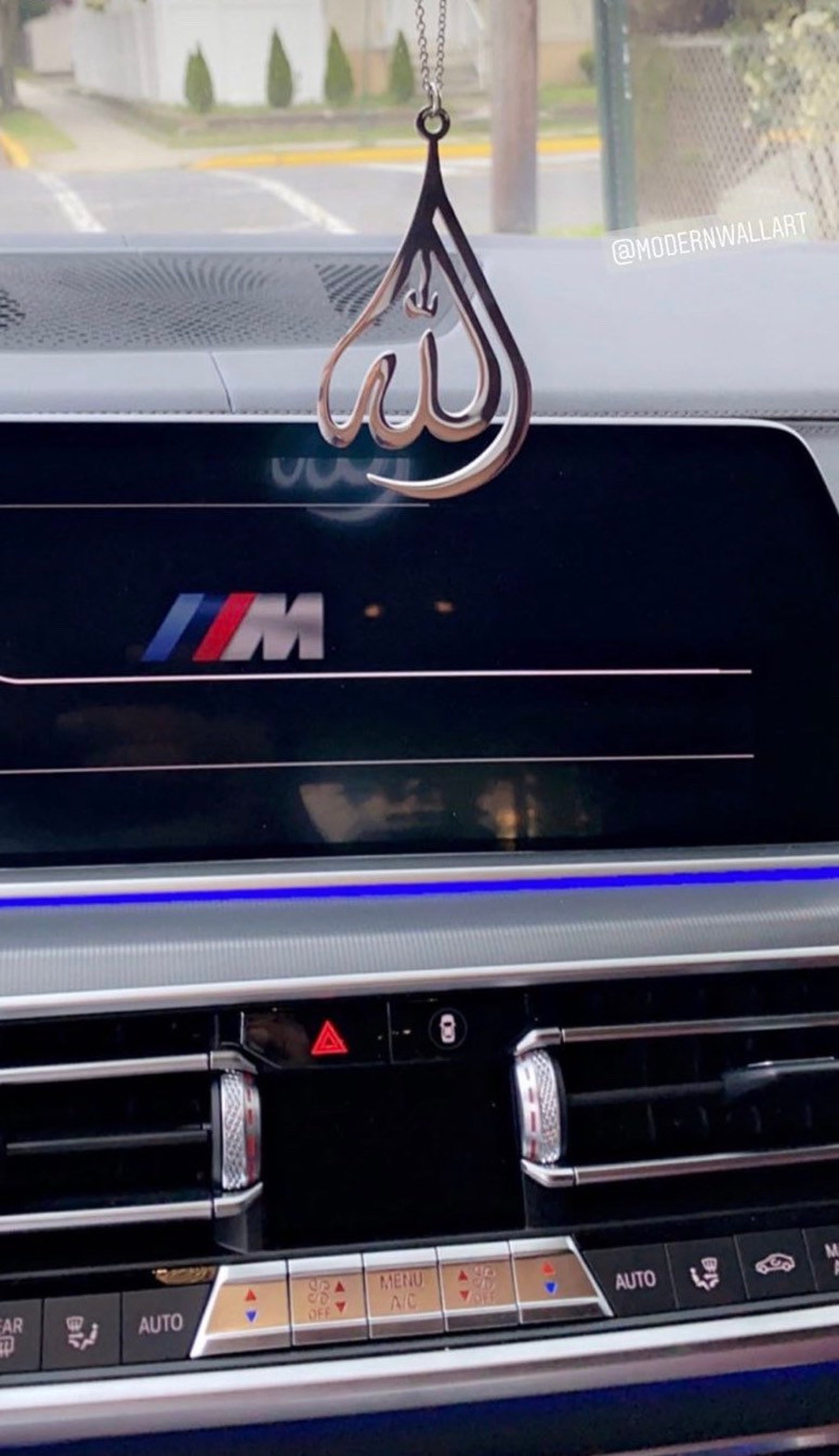 Car Hang Set Stainless Steel Allah Tear Drop Art - Etsy