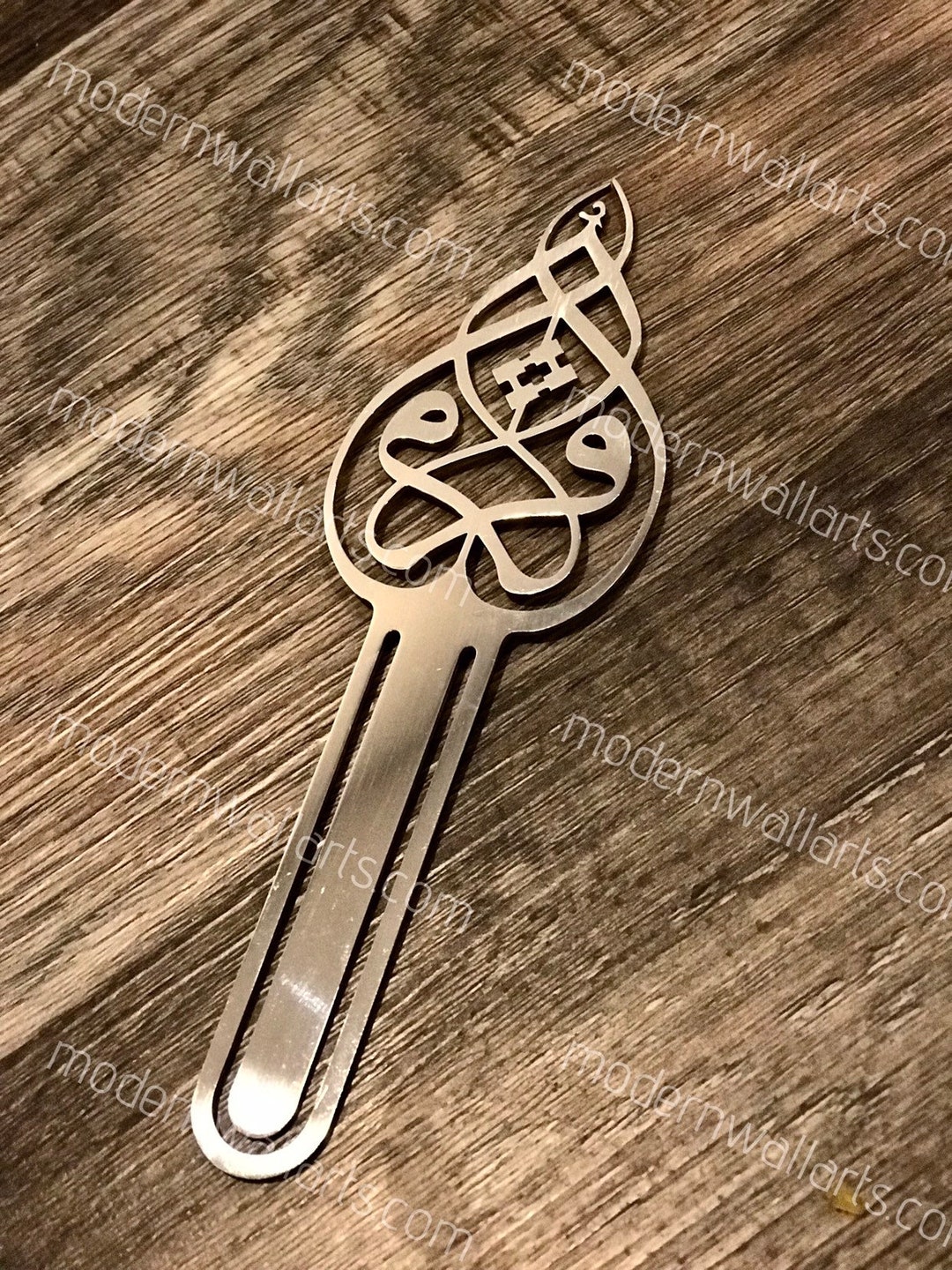 Stainless Steel Iqra Arabic Calligraphy Bookmark Upgraded With Paper ...