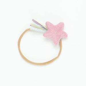 2 Mermaid Sparkler Star // Alligator Clip, Nylon Headband, or Pigtail ...