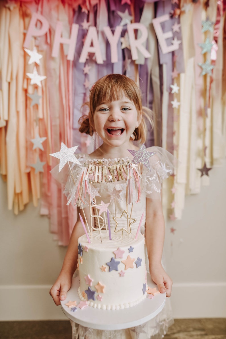 FRINGE CAKE TOPPER // Fancy Free Finery X House of Fete - Etsy