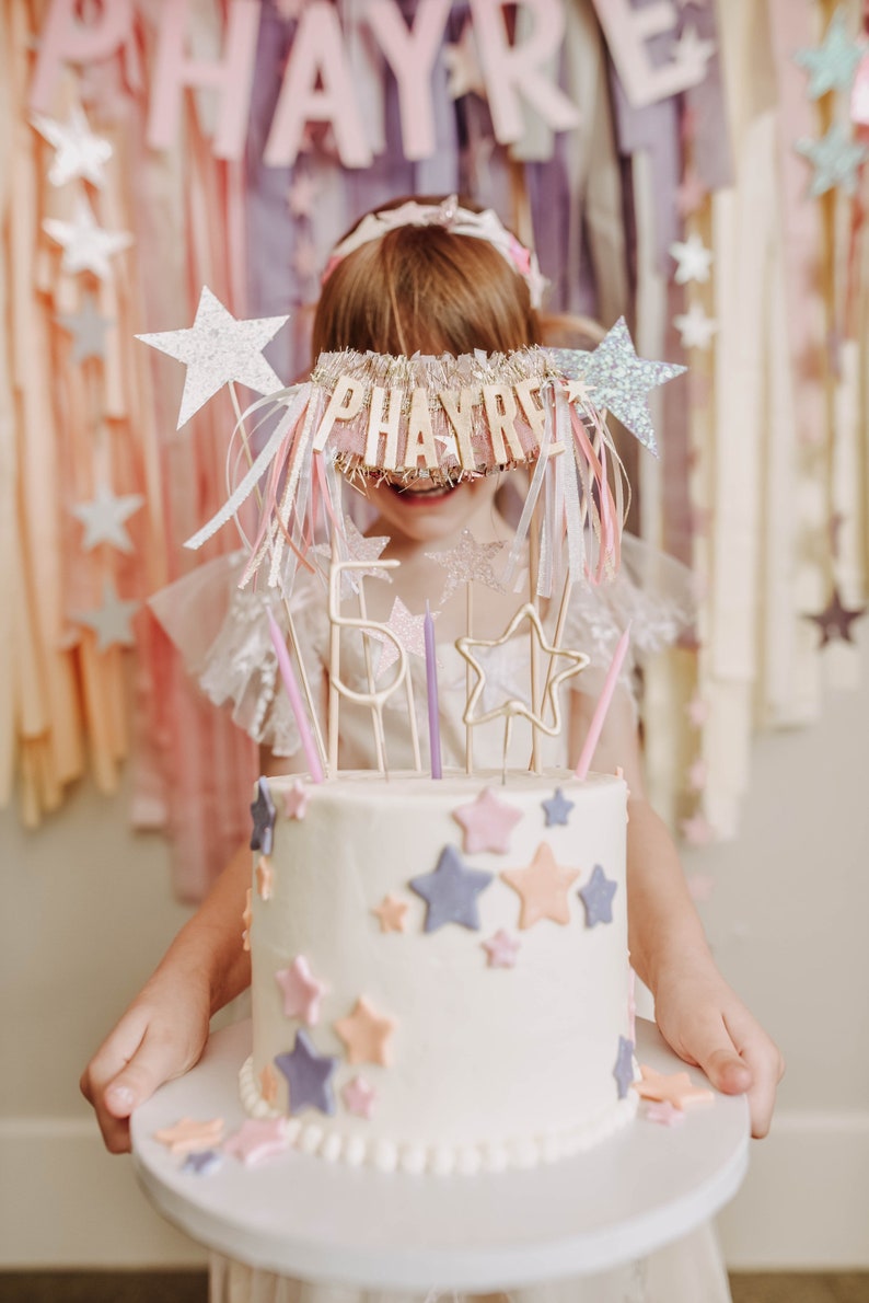 FRINGE CAKE TOPPER // Fancy Free Finery X House of Fete - Etsy
