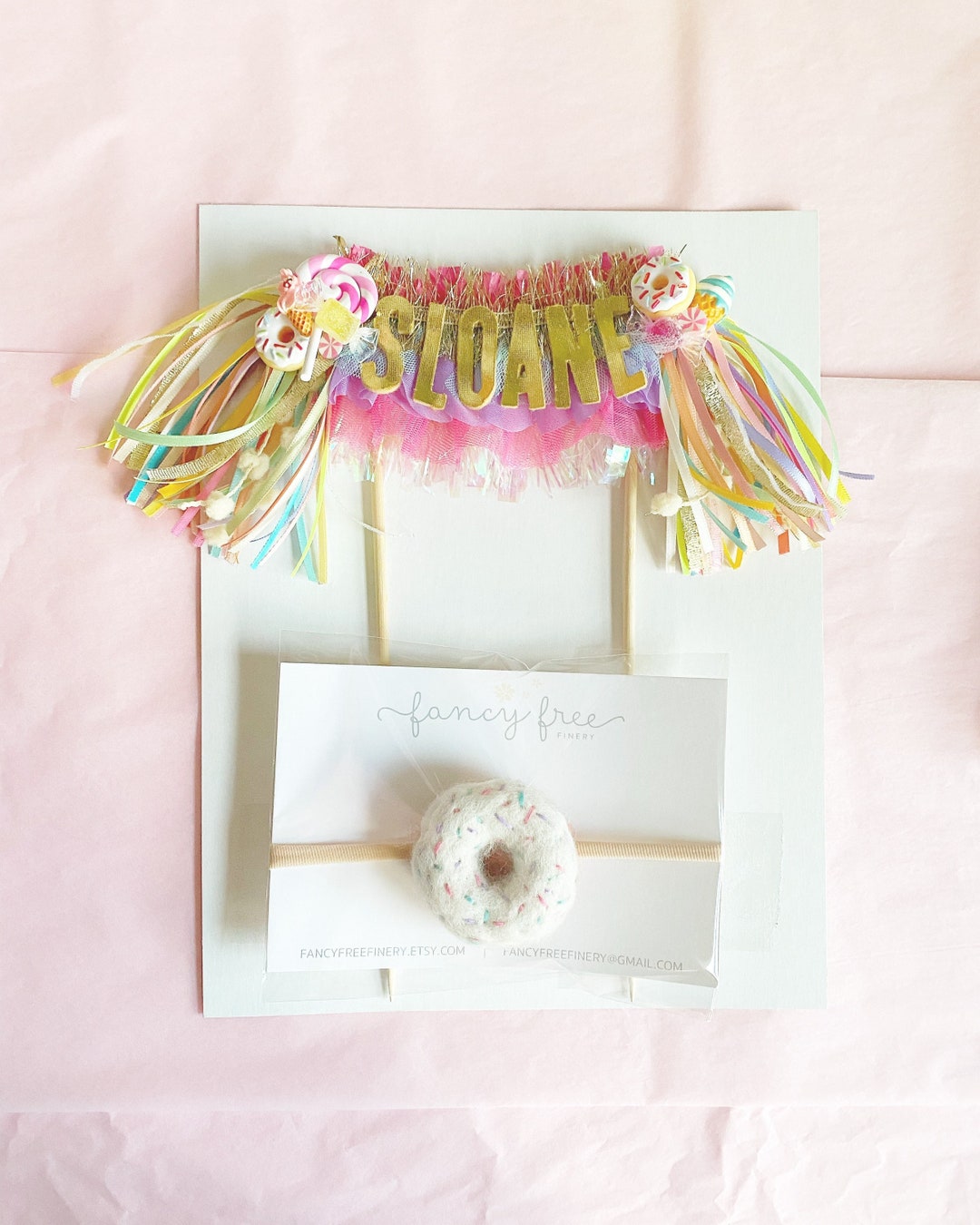 Sweet Life FRINGE CAKE TOPPER // Customize Your Cake Topper With Your ...