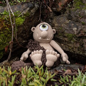 PDF PATTERN : Axog, the Cyclops Amigurumi With His Club - Crochet Tutorial - Etsy