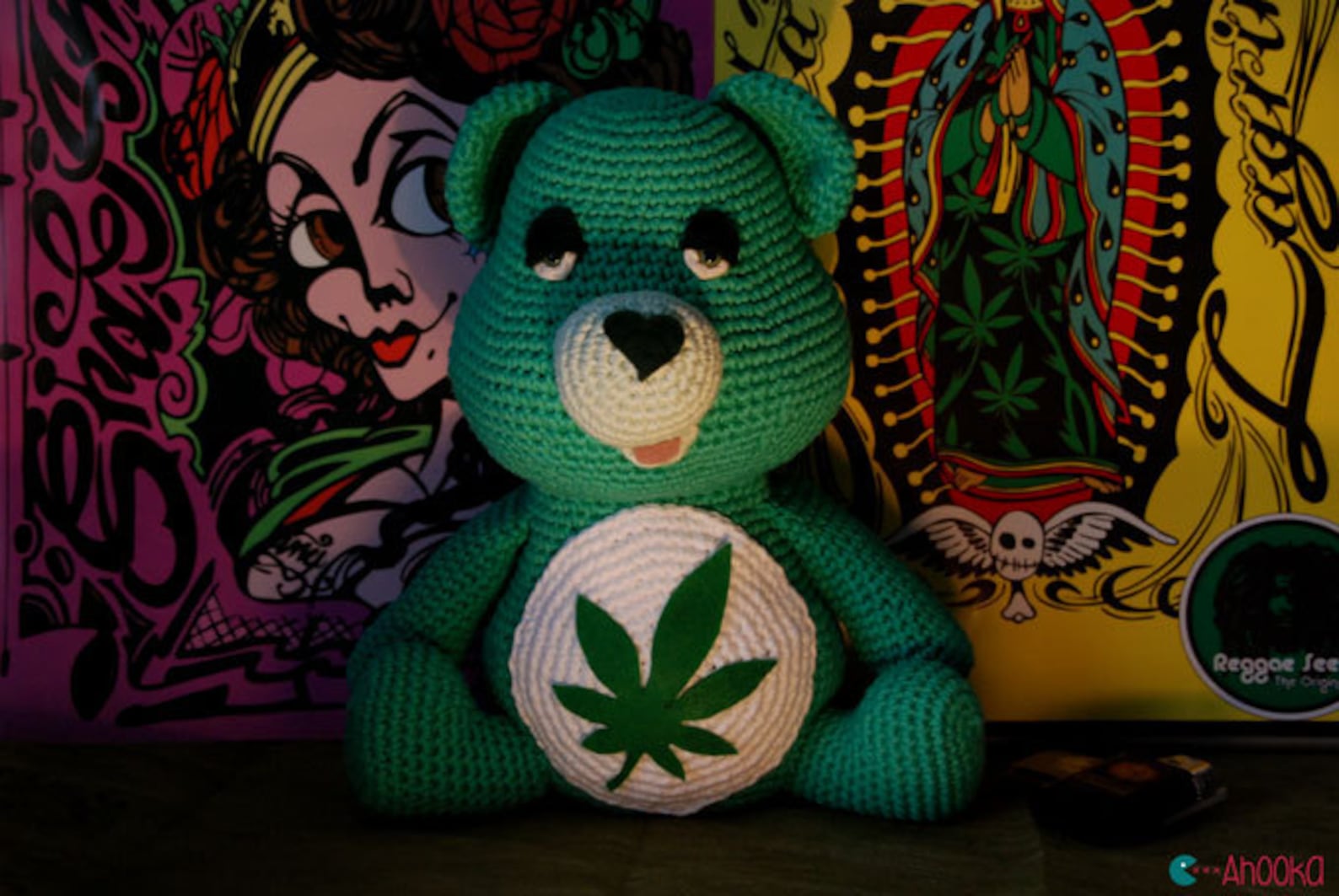 PDF Pattern : Don't Care Bear Amigurumi Plush - Marijuana Crochet ...