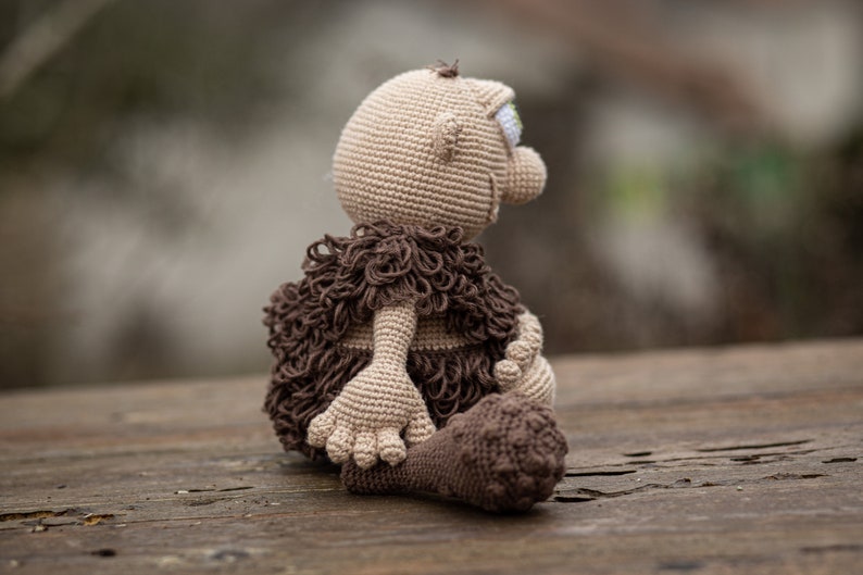 PDF PATTERN : Axog the Cyclops Amigurumi With His Club - Etsy