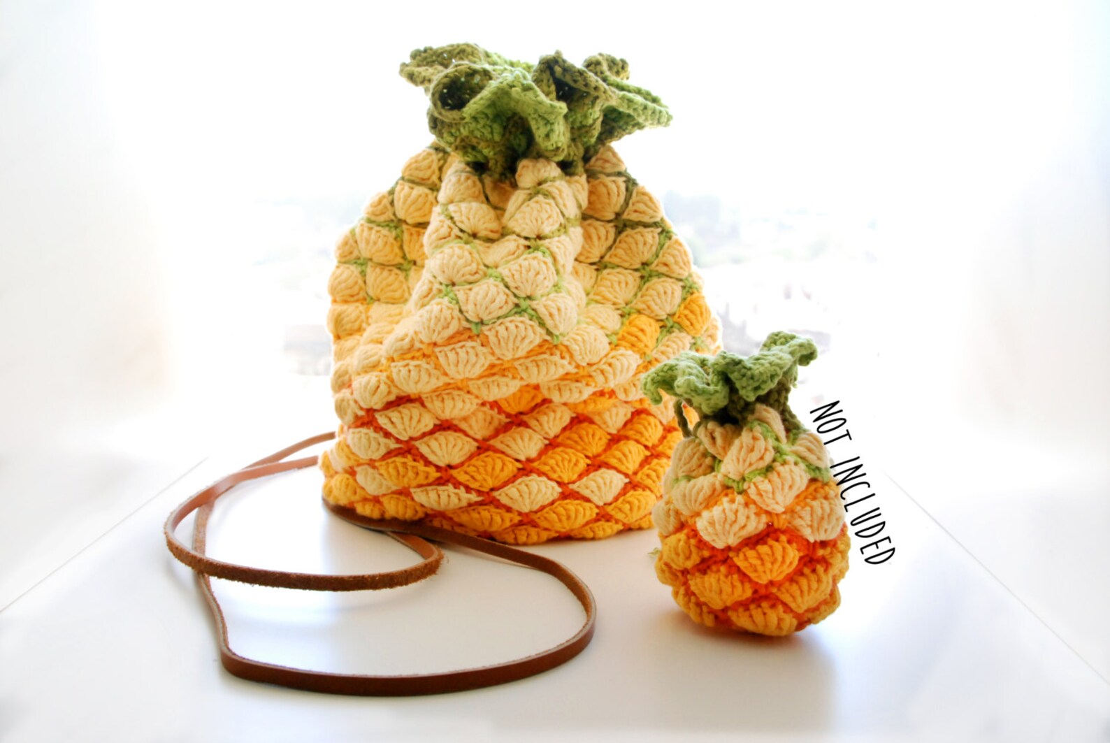 MODELE PDF : Sac ananas en crochet - modèle en français - tutos fruits ...