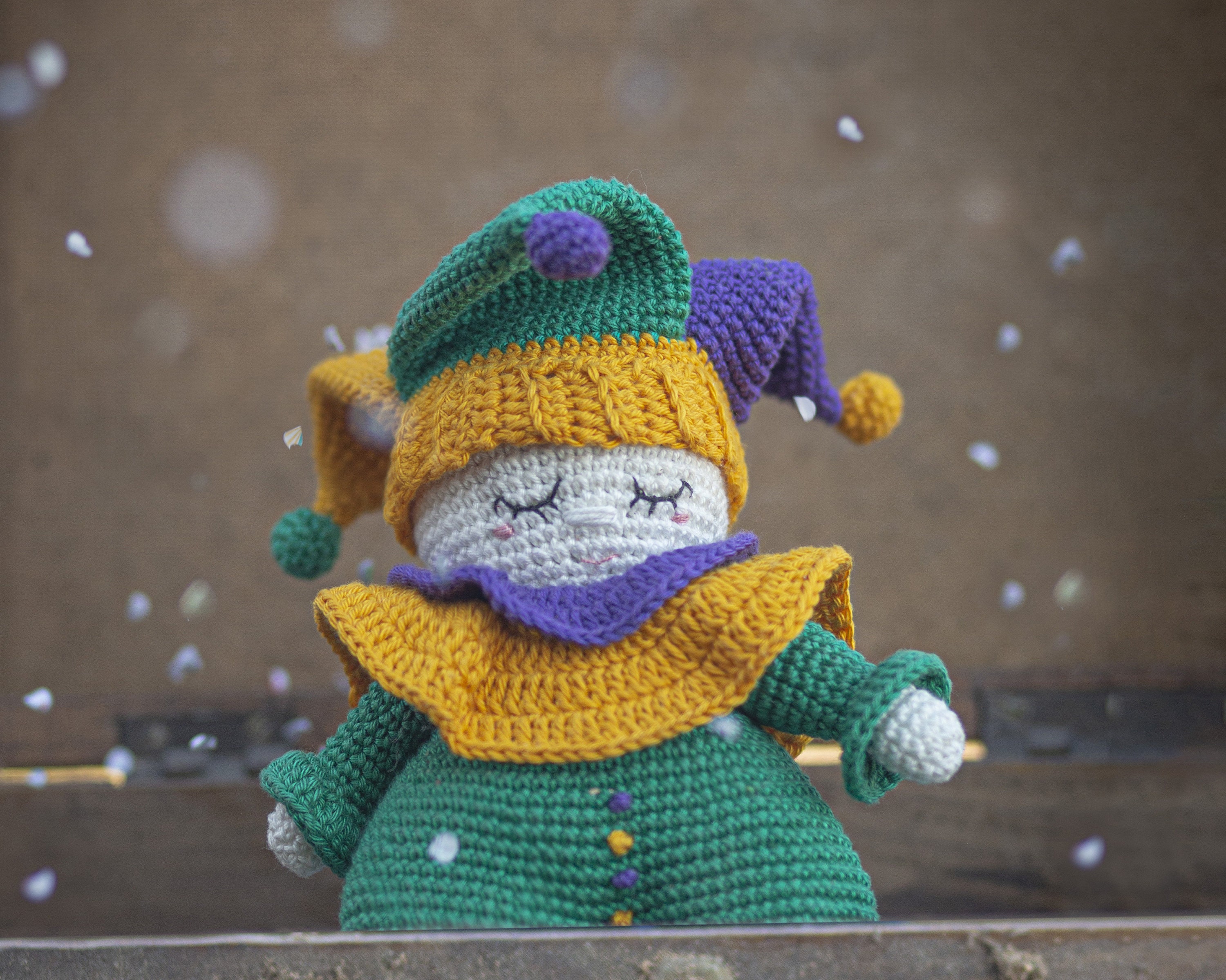 PDF PATTERN : Jester, the Porcelain Doll Amigurumi - a Carnival Crochet ...