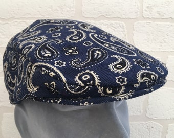 Personalised Custom Flat Cap, Initials Flat Cap, Name Flat Cap, Peaky ...