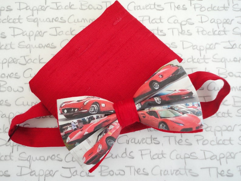 Ferrari Bow Tie, Bow Ties for Men, Ferrari Owner Bow Tie - Etsy
