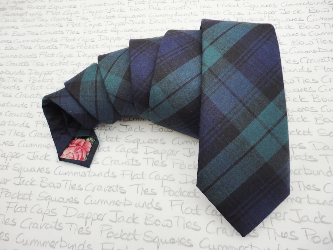 Ties for Men, Blackwatch Tartan Tie - Etsy Australia