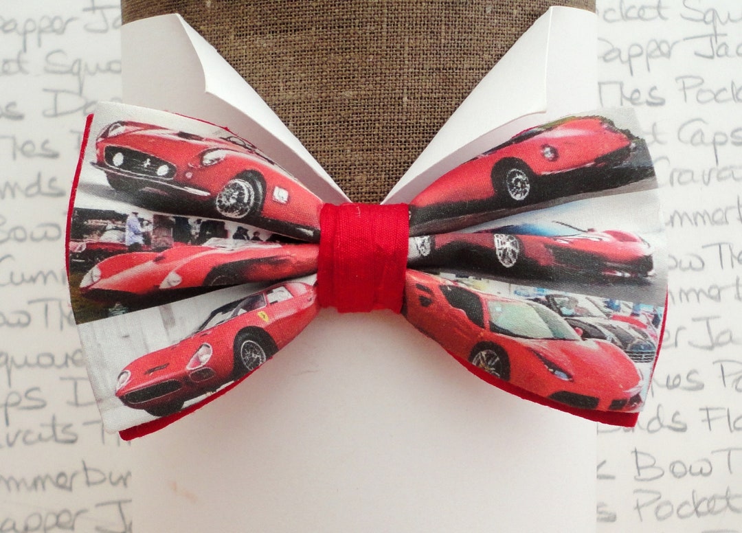 Ferrari Bow Tie, Bow Ties for Men, Ferrari Owner Bow Tie - Etsy