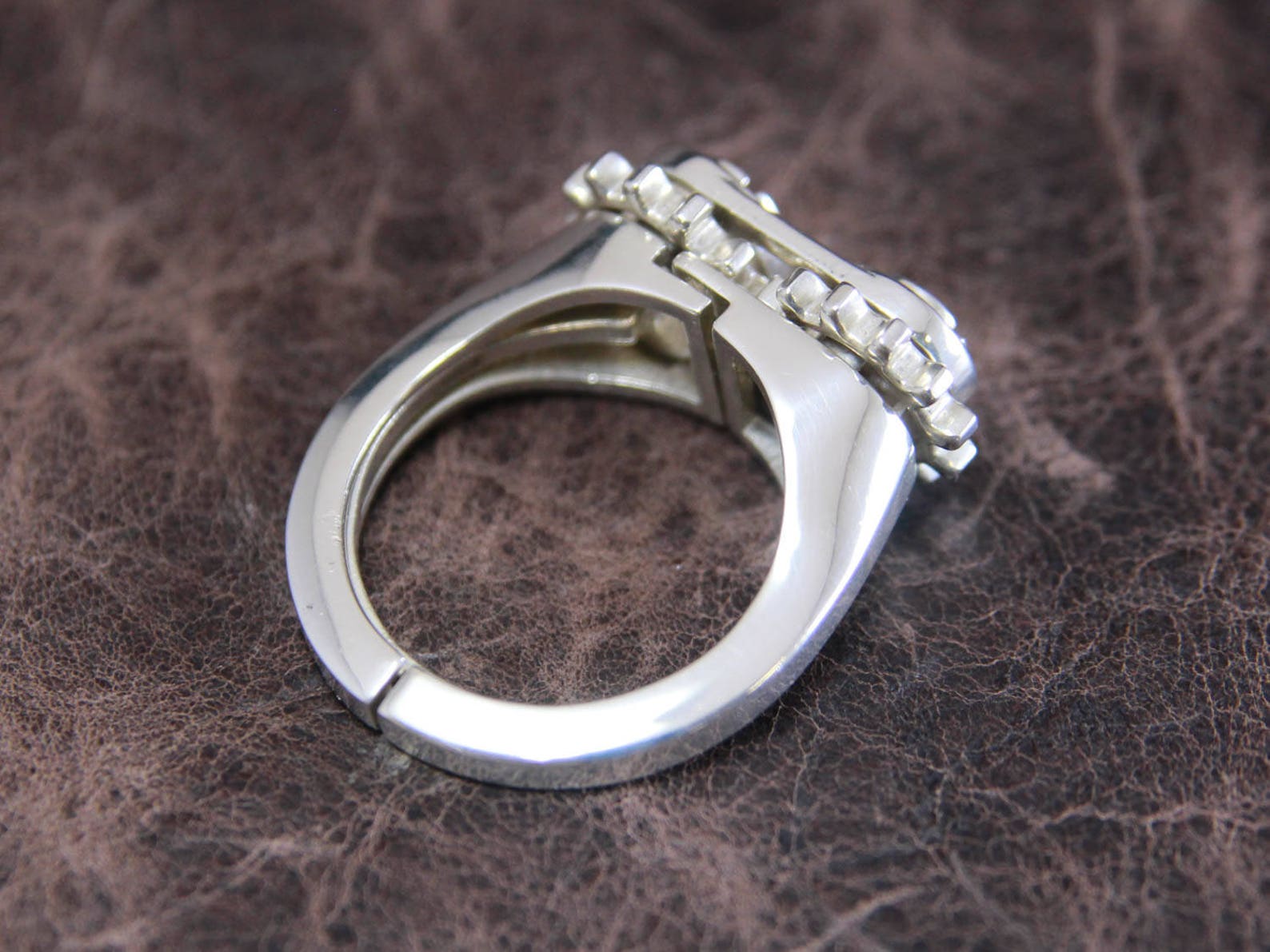 Moving Ring Two Gears Polished Silver - Etsy 日本