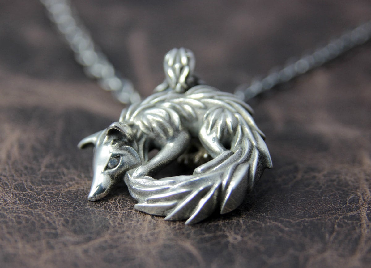 Fox Pendant - Etsy