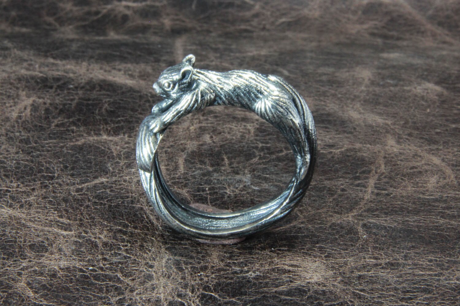 Squirrel Ring - Etsy