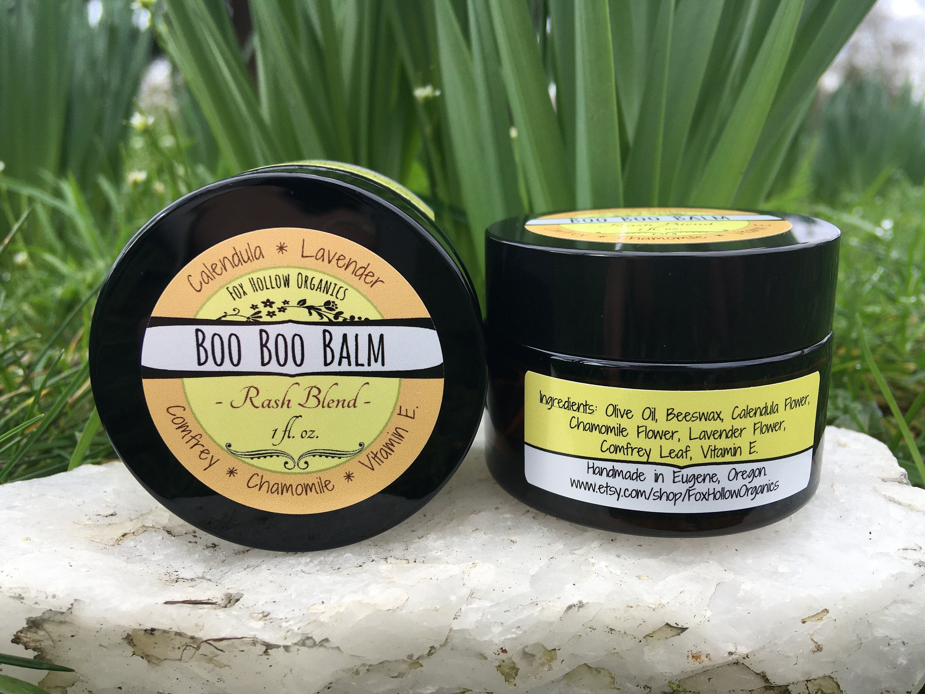Boo Boo Balm - Herbal Salve for Cuts, Rashes, Burns, Bug Bites & so ...
