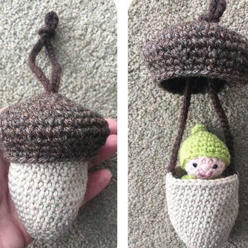 Toadstool Pocket Pal Crochet Pattern - Etsy