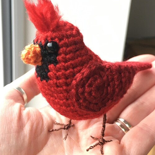 Lifelike Cardinal Bird Crochet Pattern - Etsy