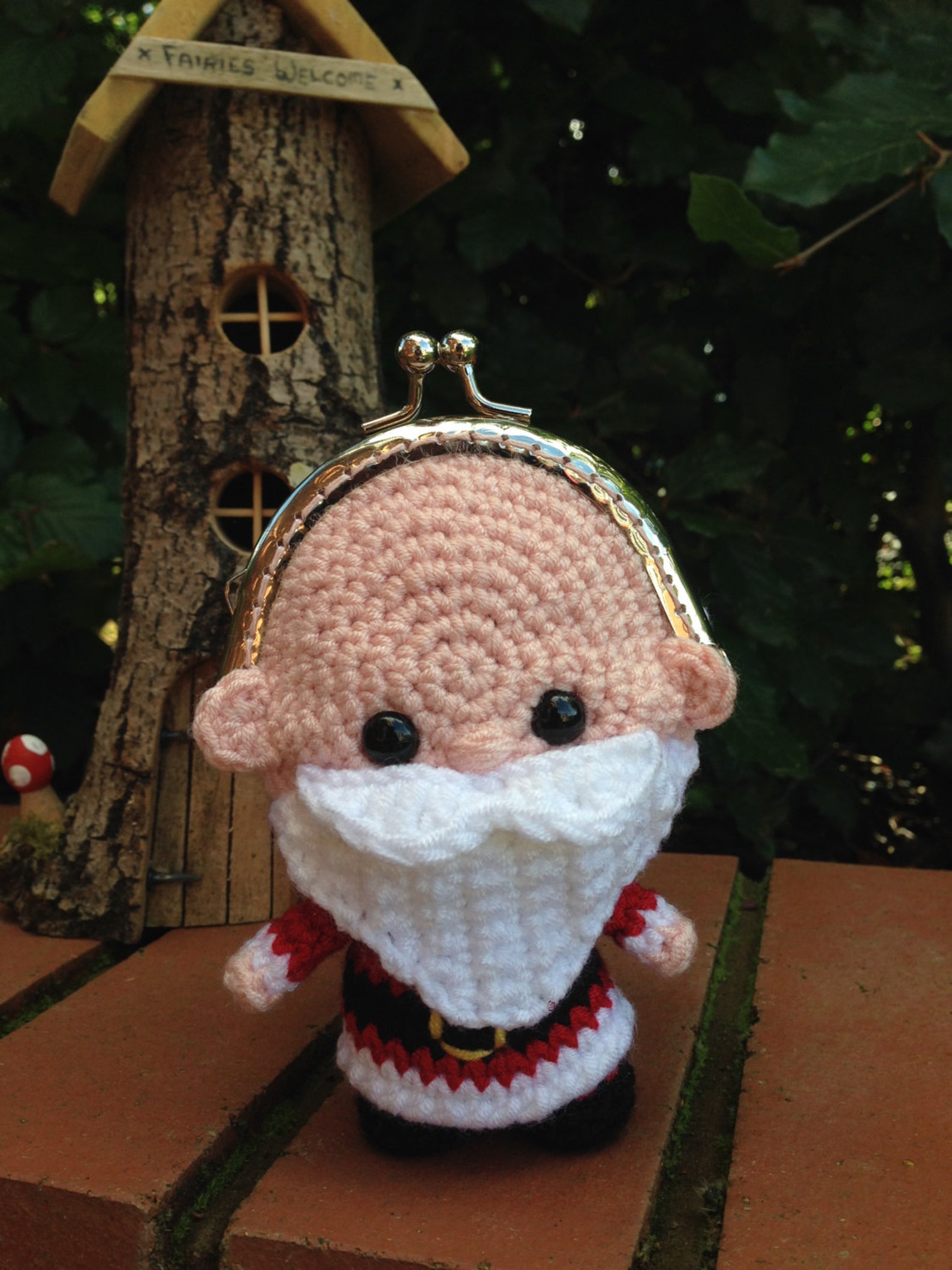 Santa Coin Purse Crochet Pattern | Etsy