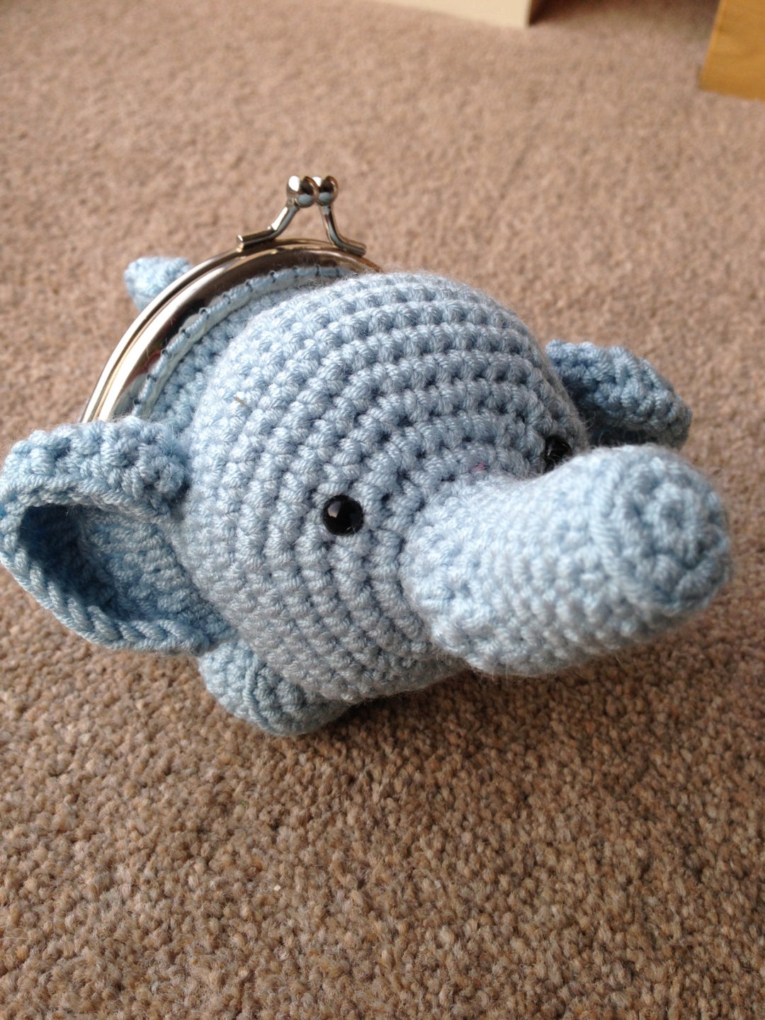 Elephant Coin Purse Crochet Pattern - Etsy