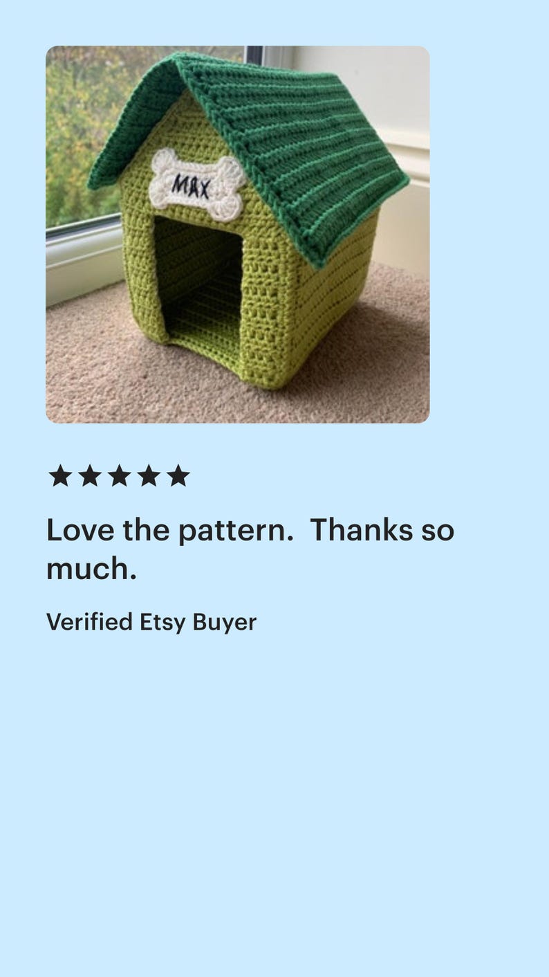 Dog Kennel Crochet Pattern - Etsy