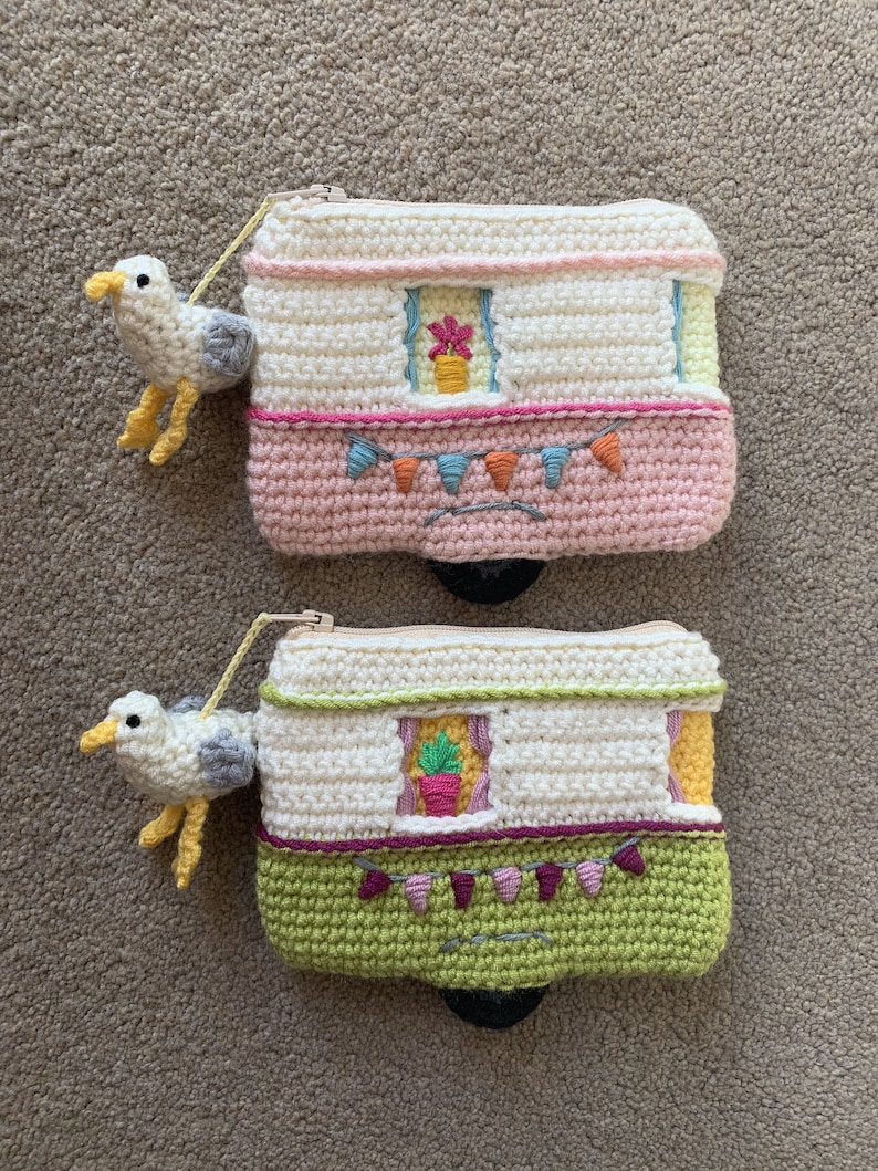 Caravan Zip Purse Crochet Pattern - Etsy UK