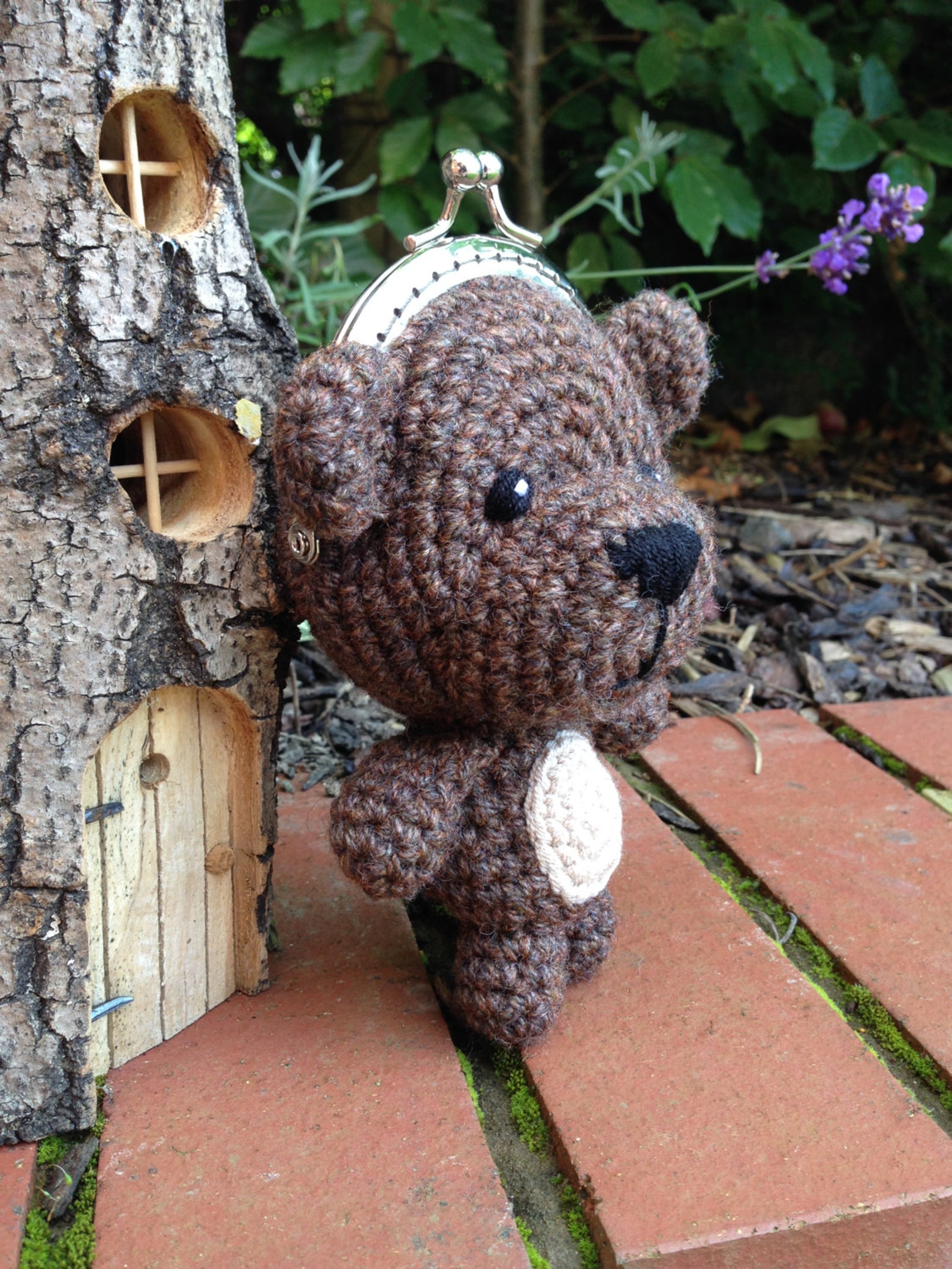 Teddy Bear Coin Purse Crochet Pattern - Etsy