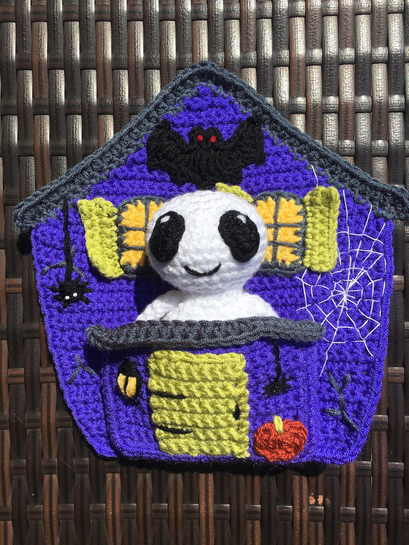 Ghost in a Haunted House Crochet Pattern - Etsy