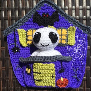 Ghost in a Haunted House Crochet Pattern - Etsy