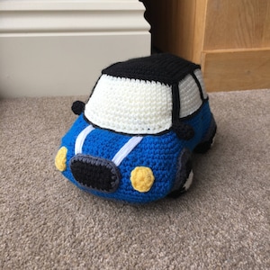 Mini Cooper Soft Toy Crochet Pattern - Etsy