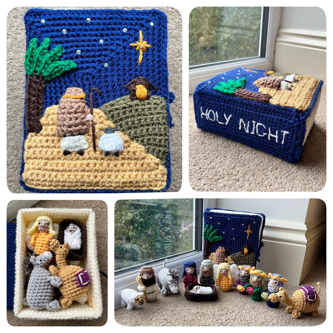 Holy Night Nativity Set Book Crochet Pattern - Etsy