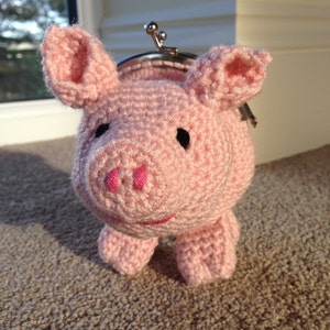 Pig Coin Purse Crochet Pattern - Etsy