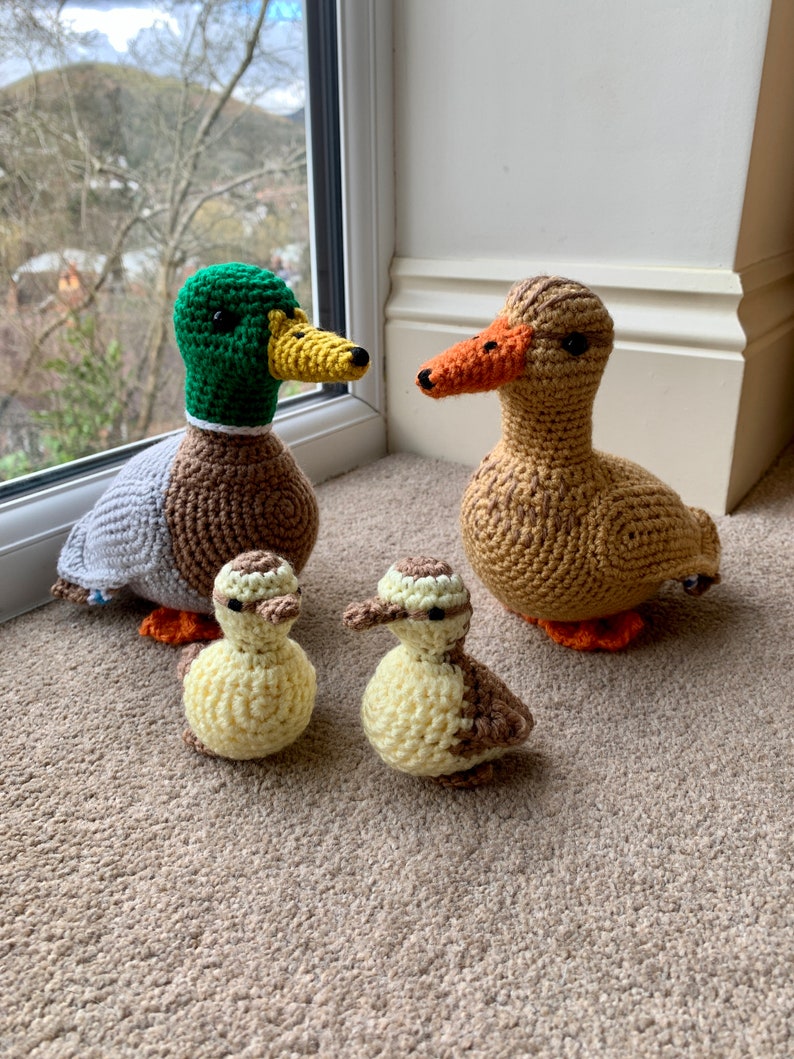 Mallard Duck Family Crochet Pattern - Etsy UK