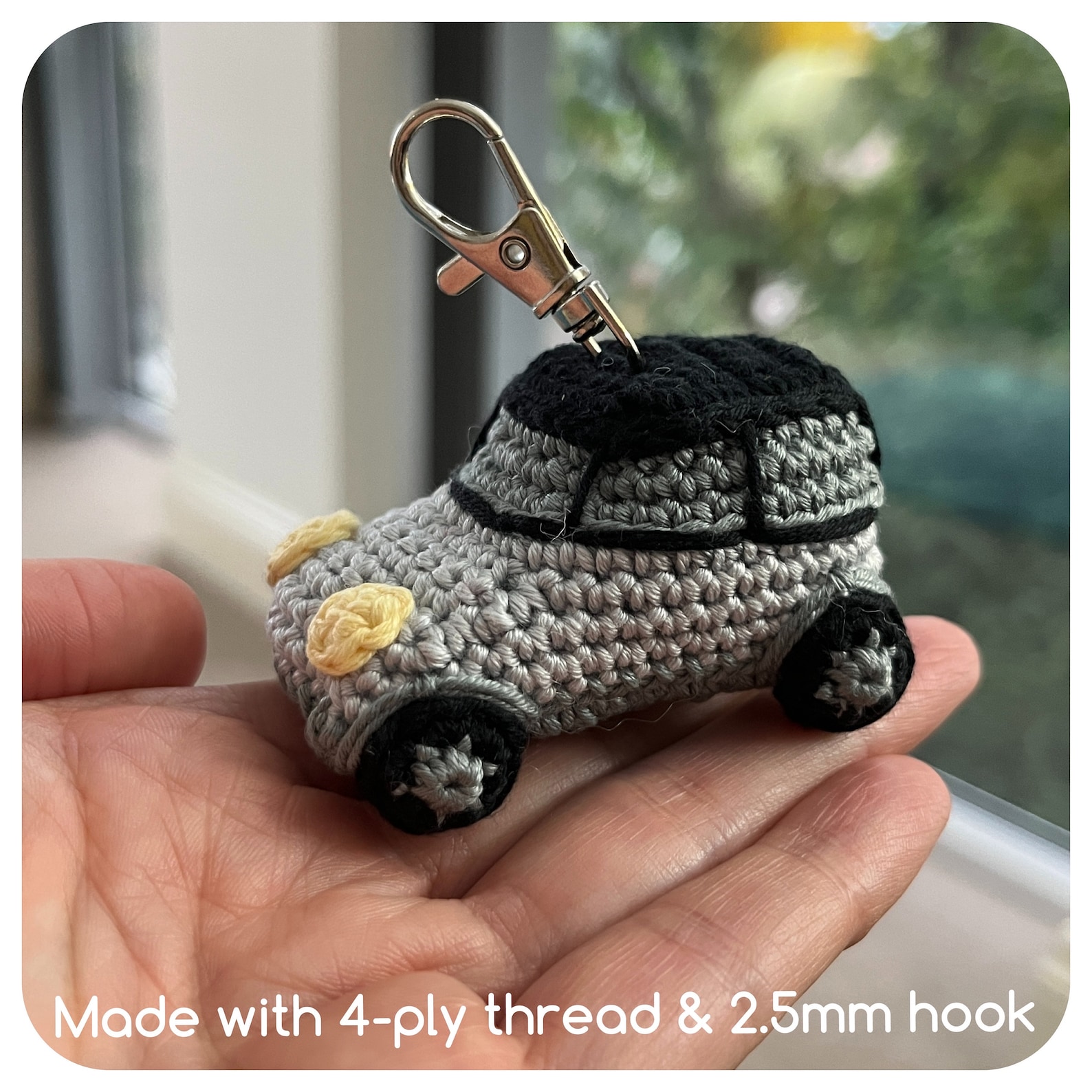 Mini Car Hanging Decoration Crochet Pattern - Etsy