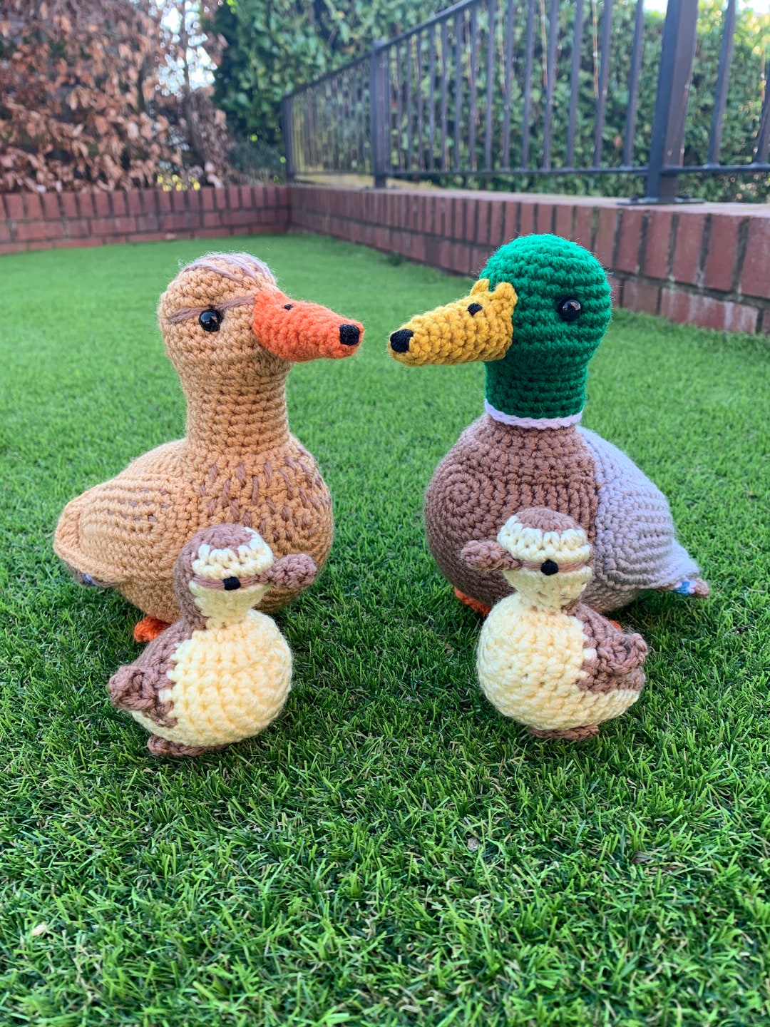 Mallard Duck Family Crochet Pattern - Etsy