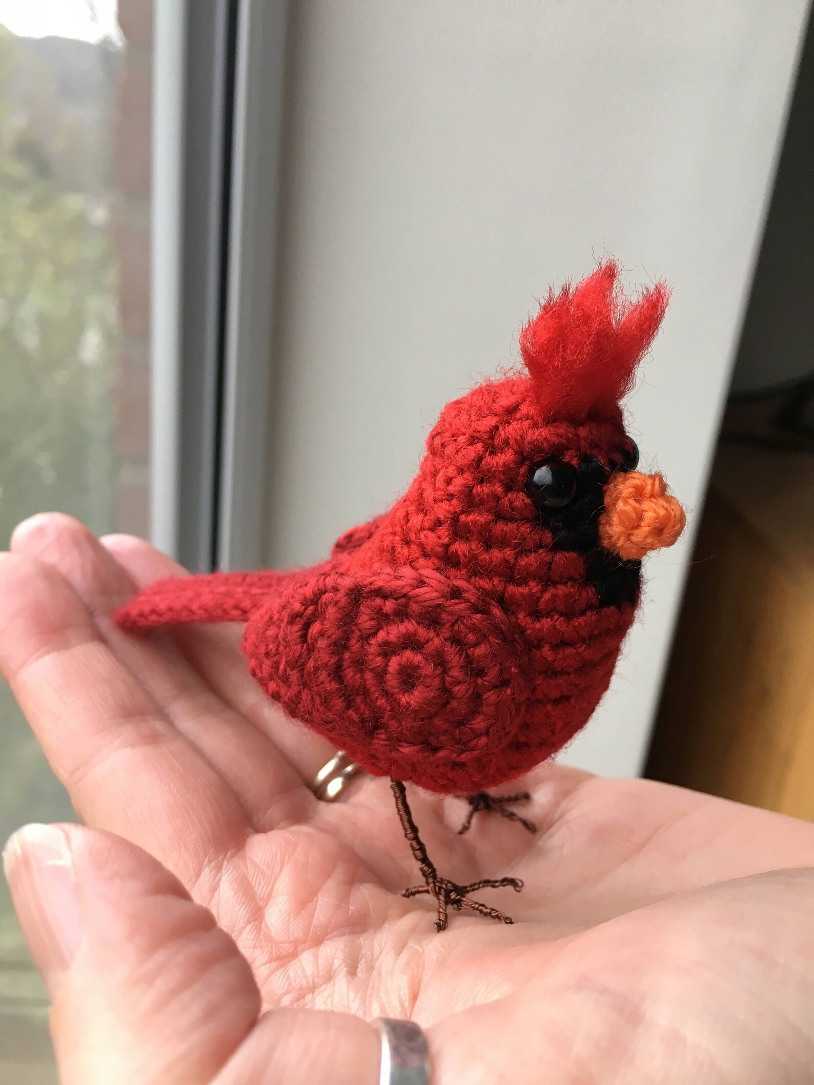 Lifelike Cardinal Bird Crochet Pattern - Etsy
