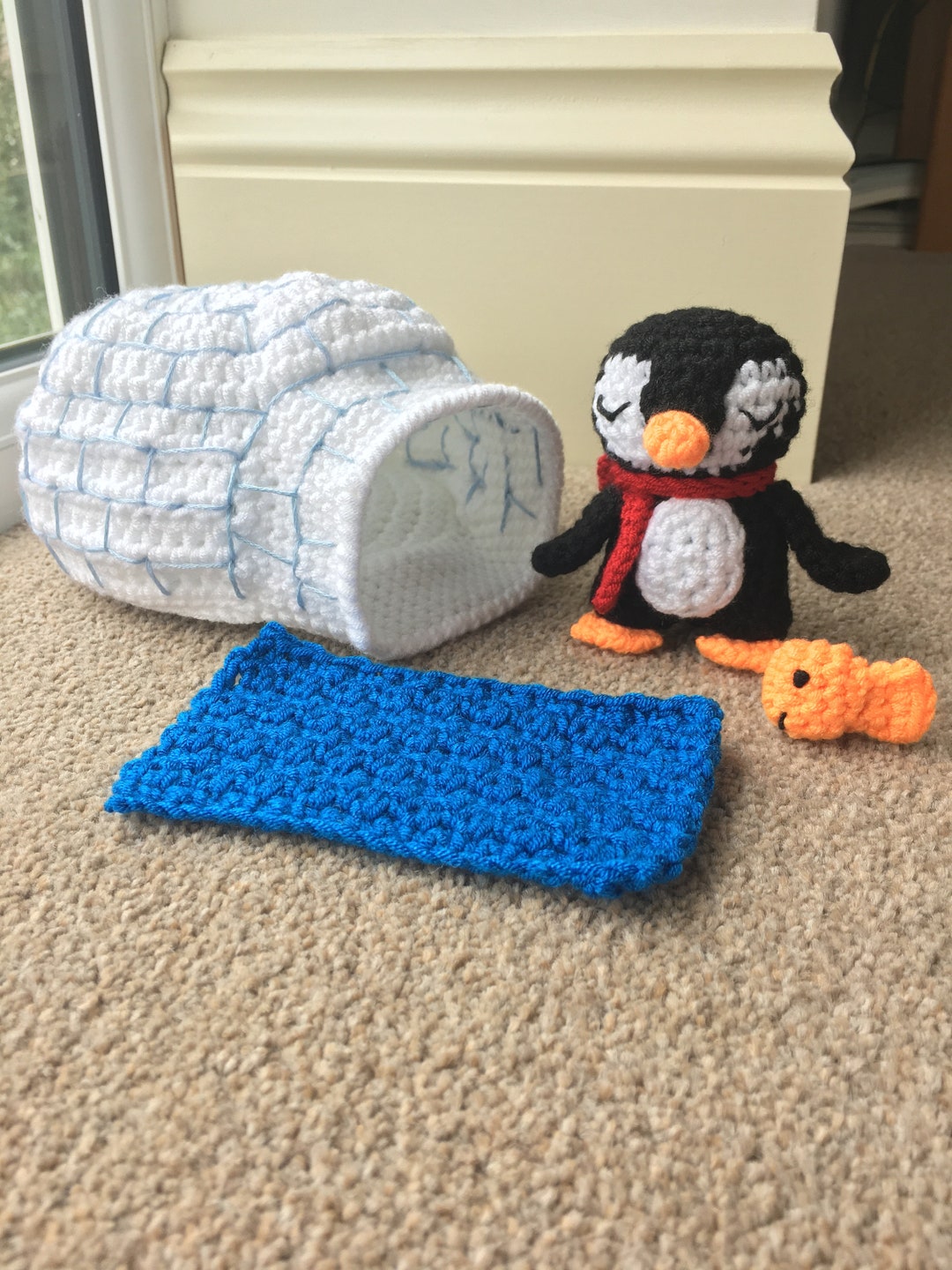 Penguin & Igloo Playset Crochet Pattern - Etsy