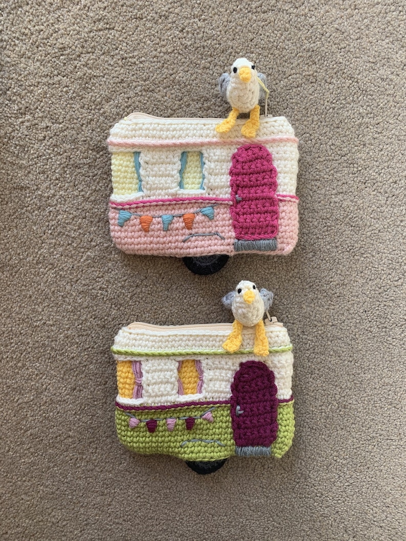 Caravan Zip Purse Crochet Pattern - Etsy UK