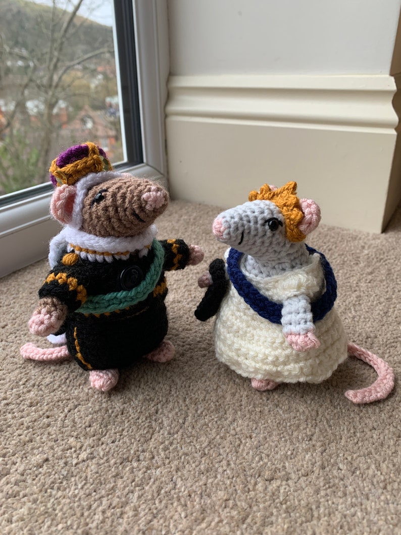 Royal Mice in a Castle Crochet Pattern - Etsy UK