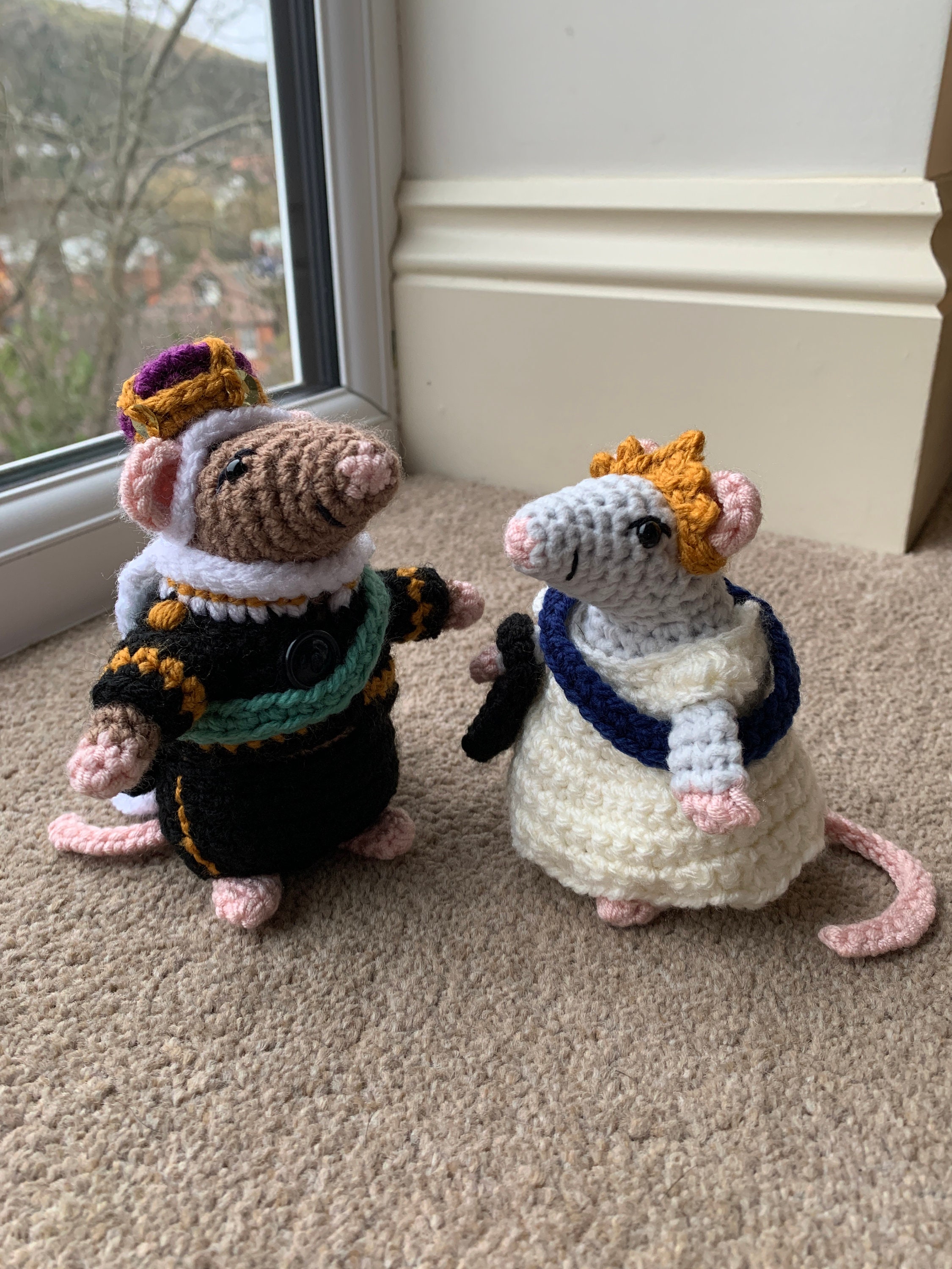 Royal Mice in a Castle Crochet Pattern - Etsy UK