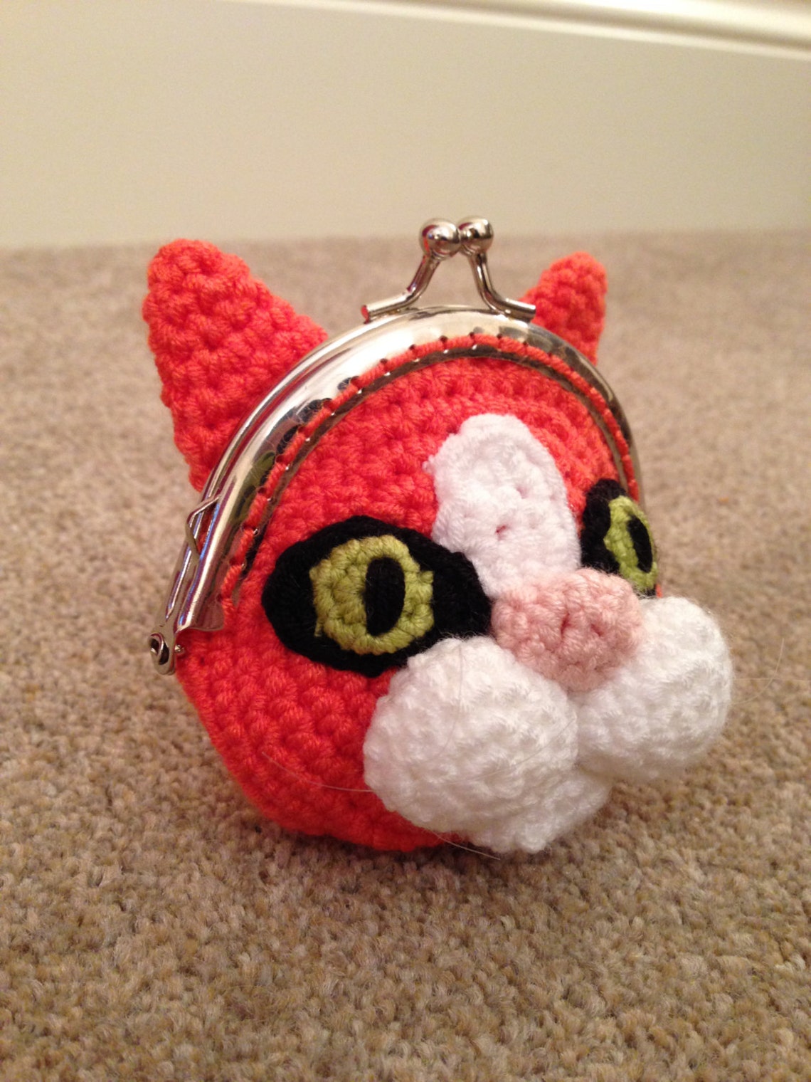 Cat Coin Purse Crochet Pattern - Etsy