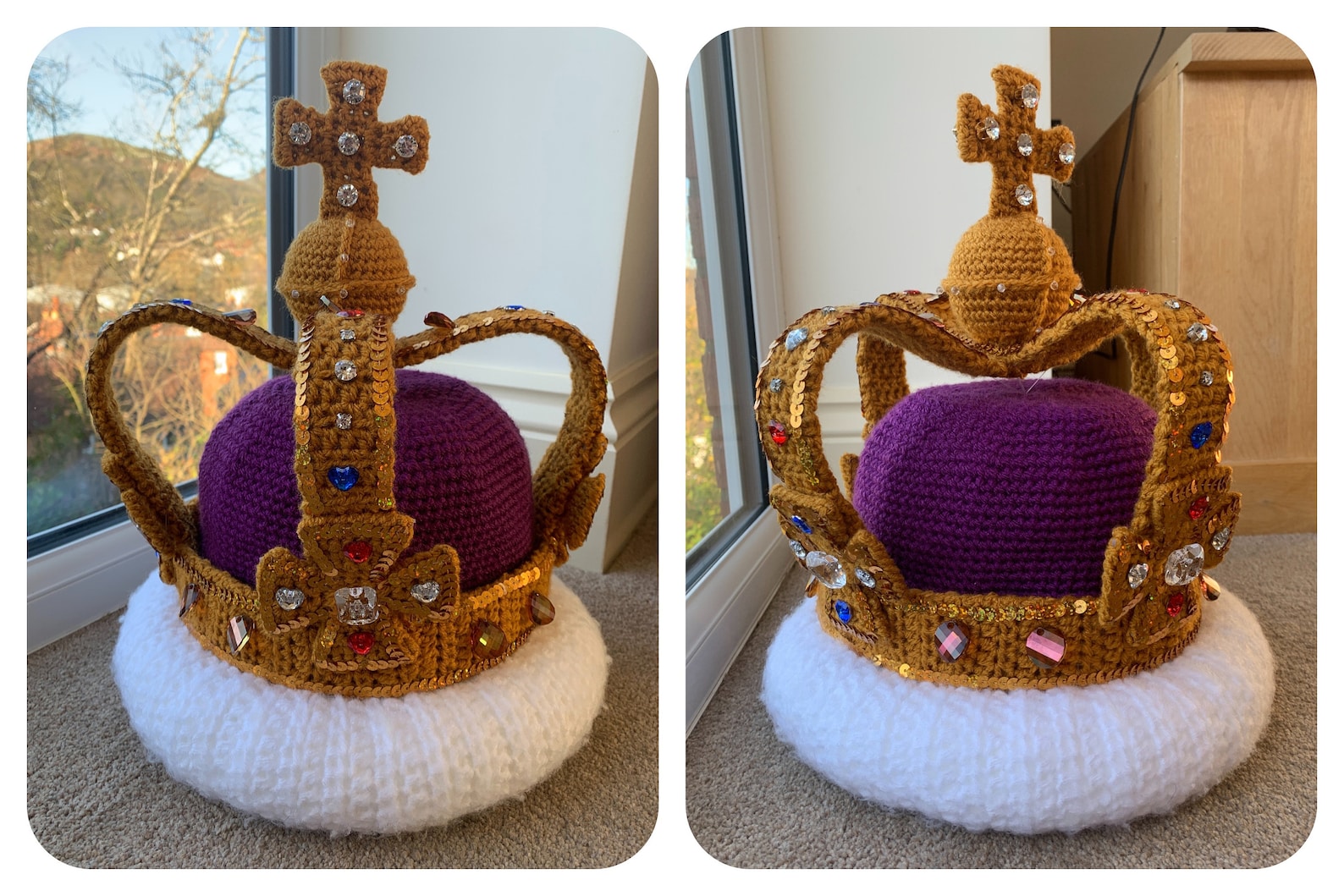 Coronation Crown Crochet Pattern - Etsy