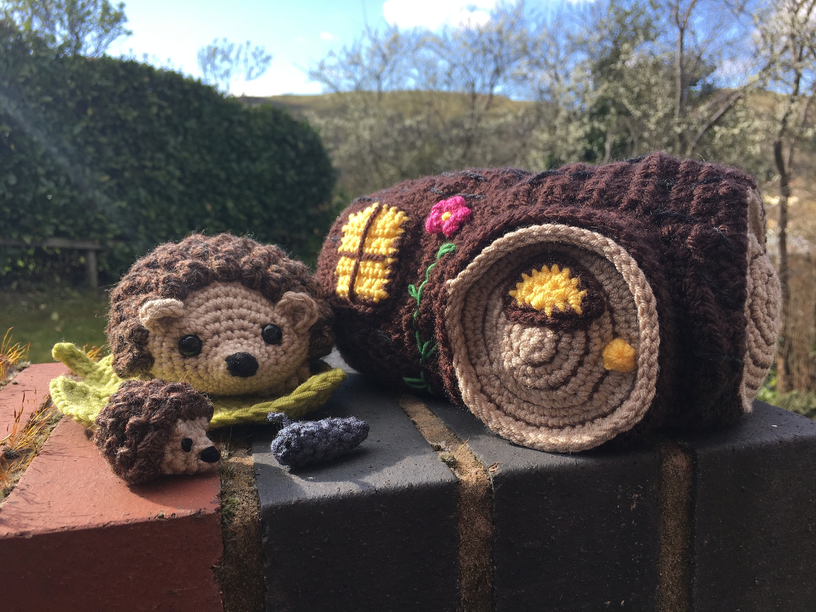 Hedgehog & Log House Playset Crochet Pattern - Etsy
