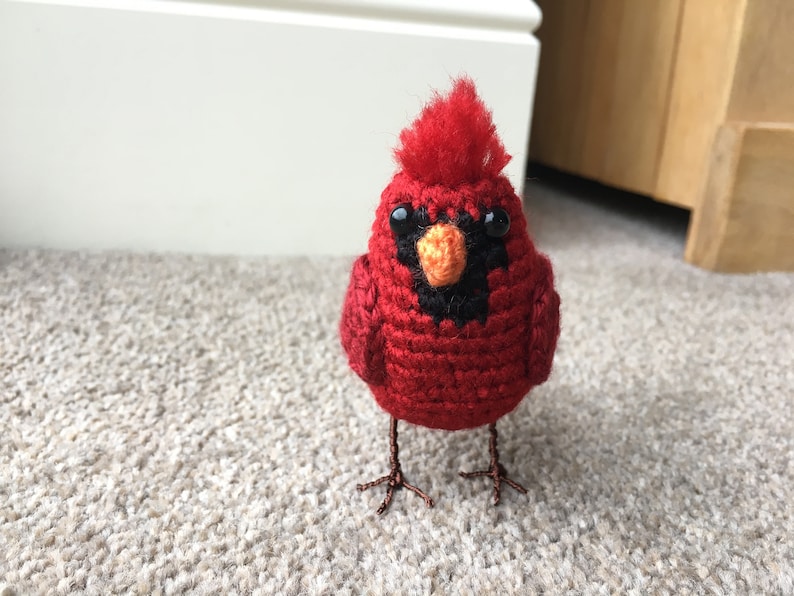 Lifelike Cardinal Bird Crochet Pattern - Etsy Canada