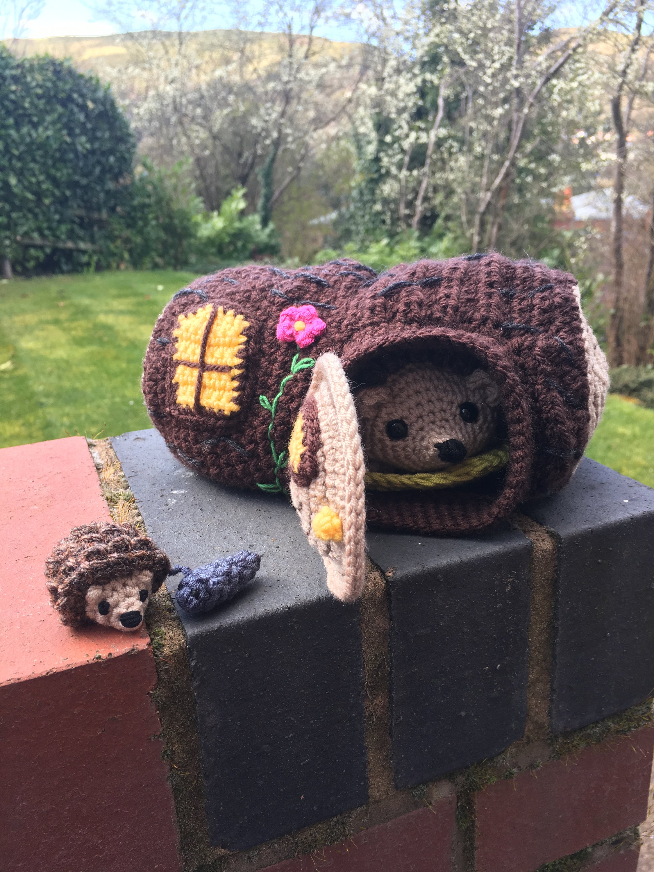 Hedgehog & Log House Playset Crochet Pattern - Etsy