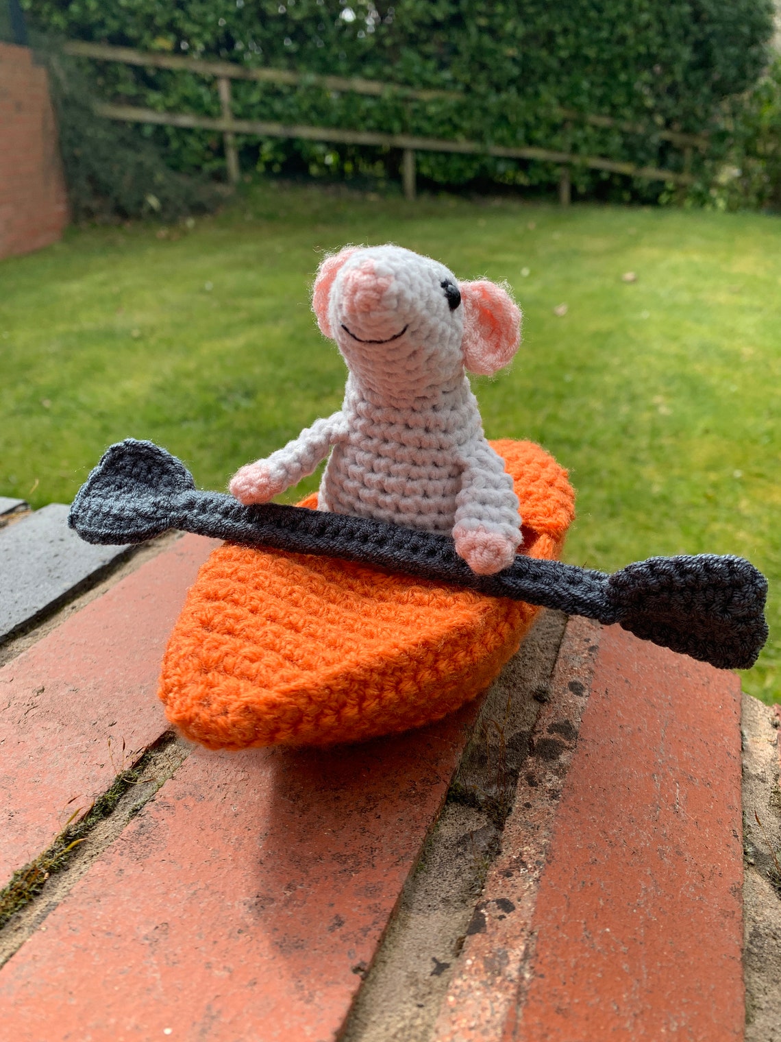 Camping Mouse Crochet Pattern Tent Kayak Campfire & - Etsy