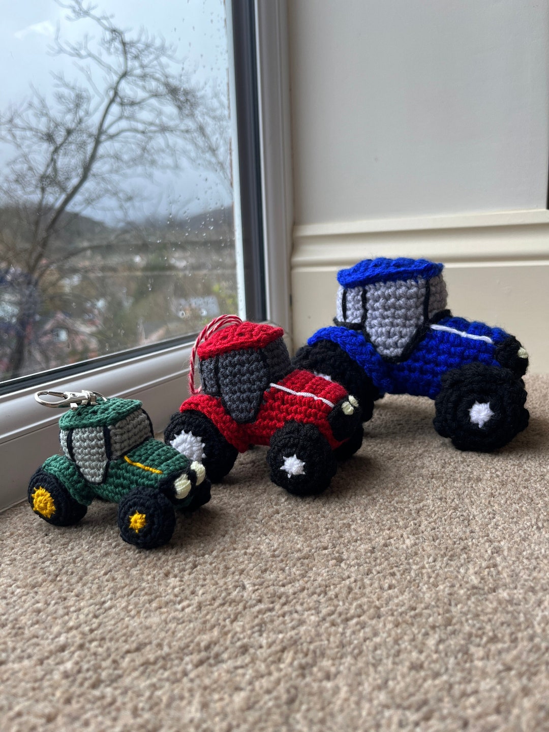 Small Tractor Crochet Pattern - Etsy UK