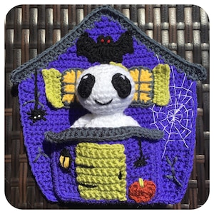 Ghost in a Haunted House Crochet Pattern - Etsy