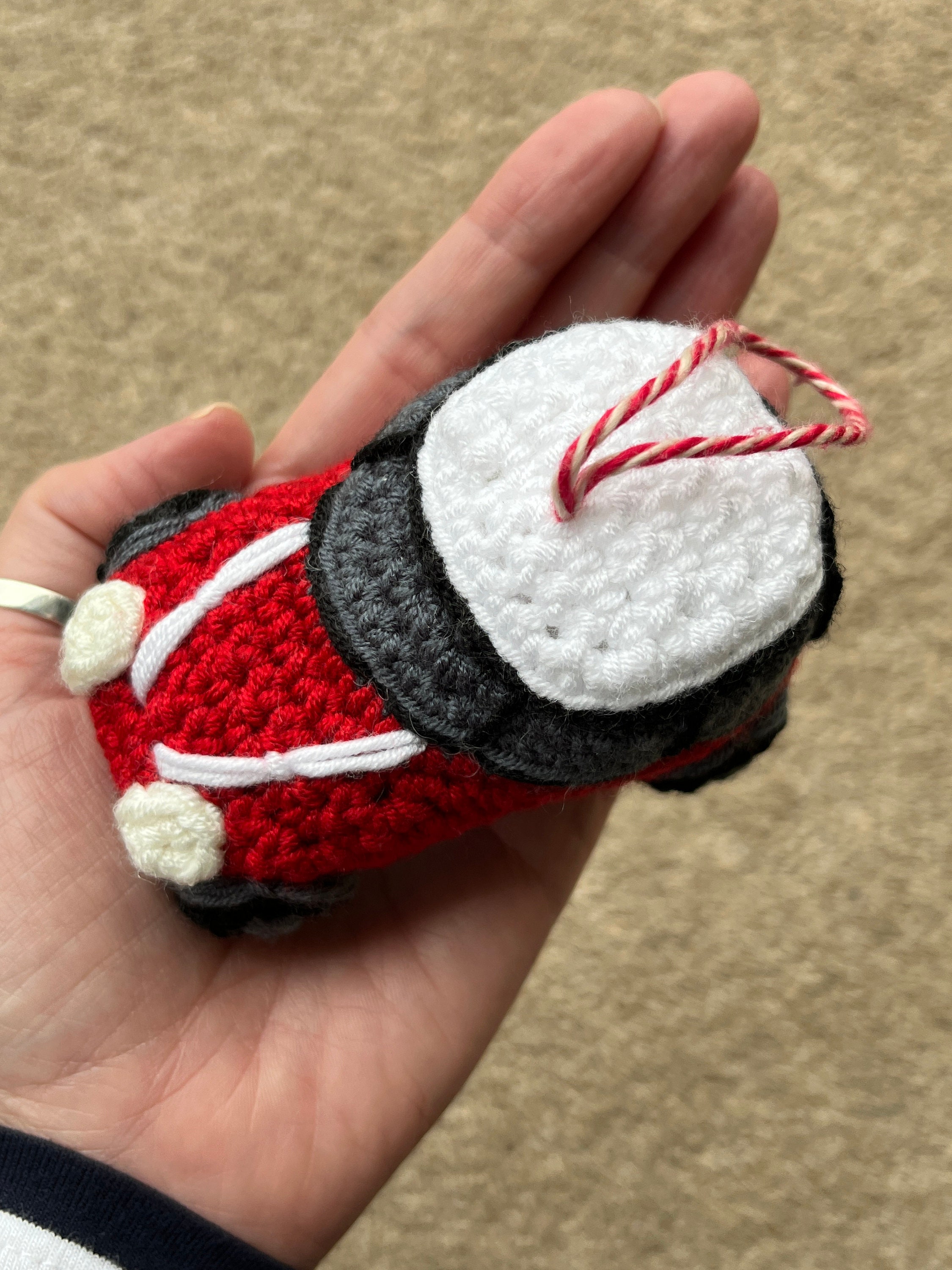 Mini Car Hanging Decoration Crochet Pattern - Etsy